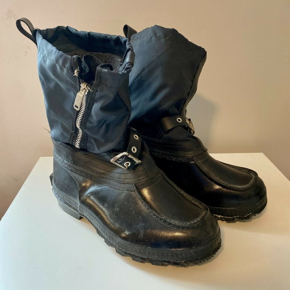 Vintage Storm Pail Mens Steel Shank Boots Size 10 - Gem